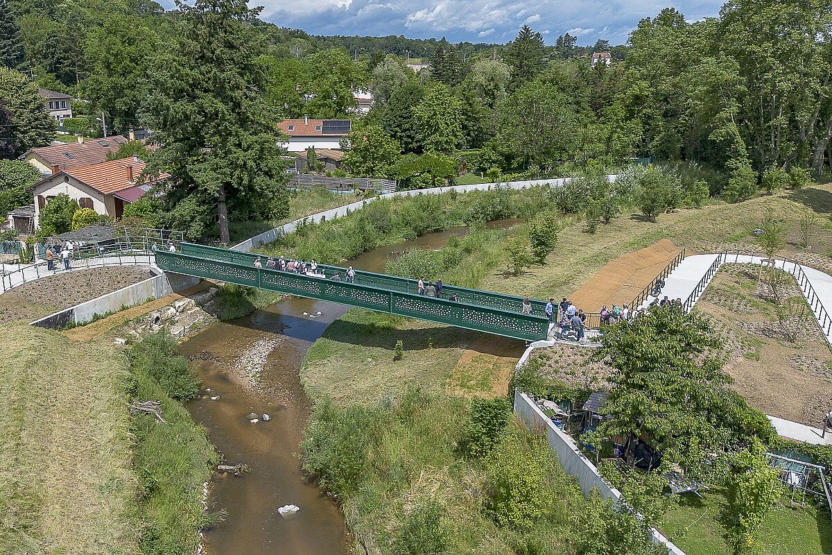 La passerelle Ruette-Mulet à Francheville ouverte au public - La ...
